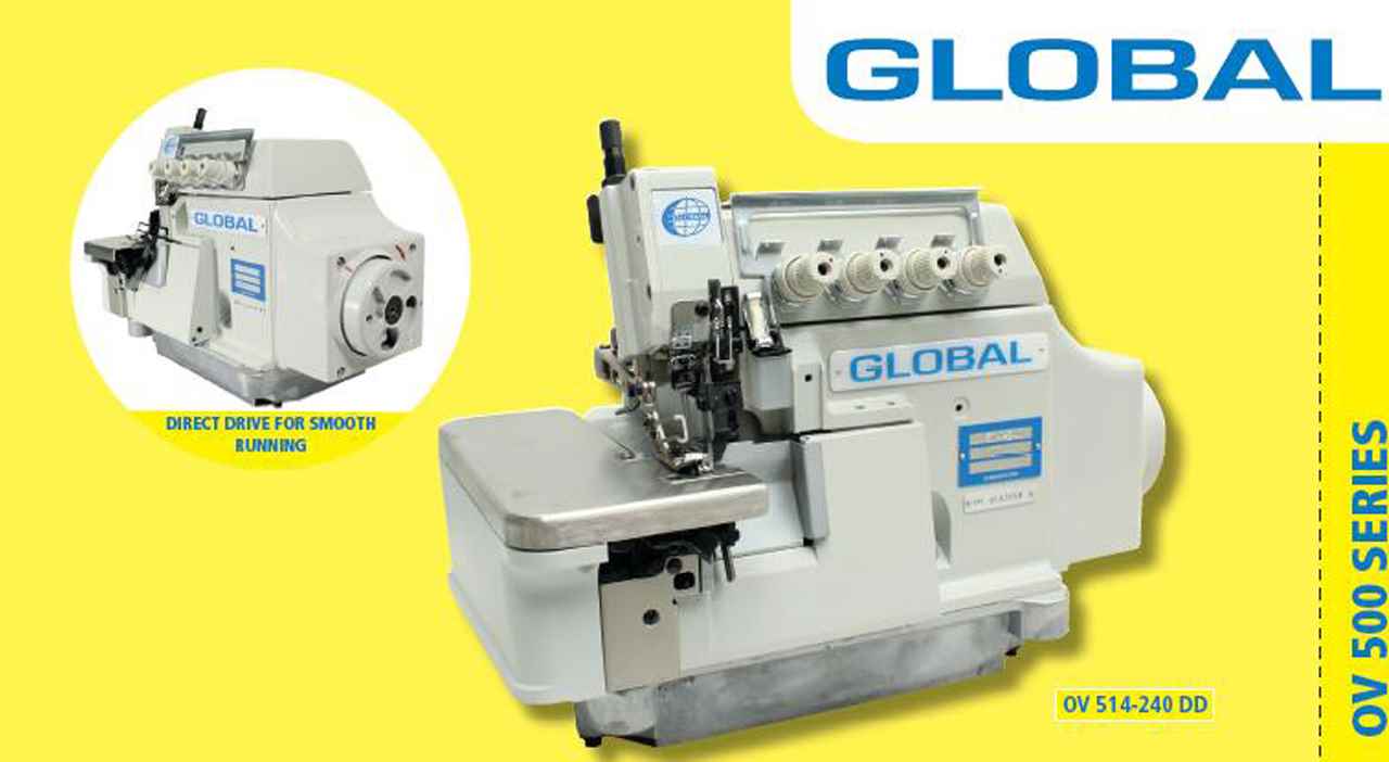 Global OV 500 / OV 500 DD High Speed Overlock Machines | IIGM ...