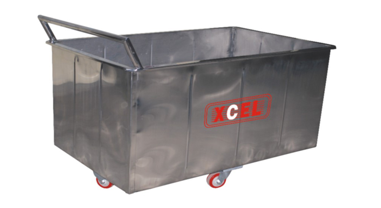 Stainless Steel Trolley for Wet linen