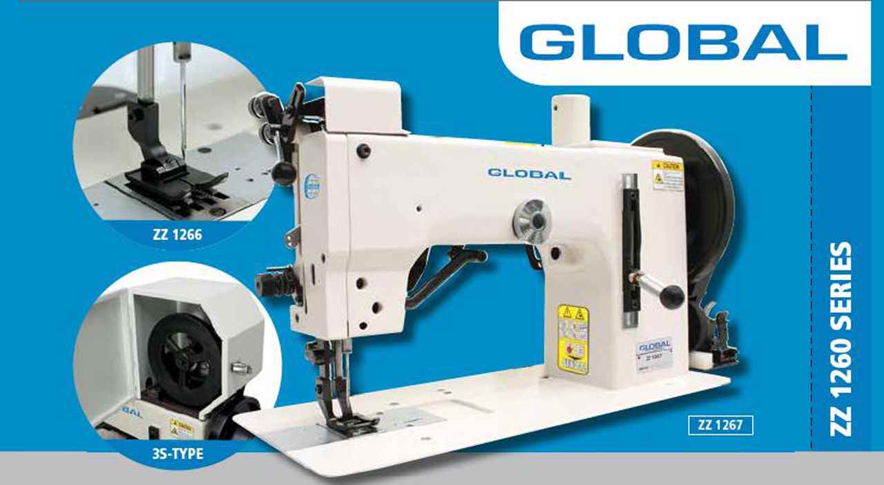 Global ZZ 1260 Zig-zag Machines with Large Barrel Shuttle Hook and ...